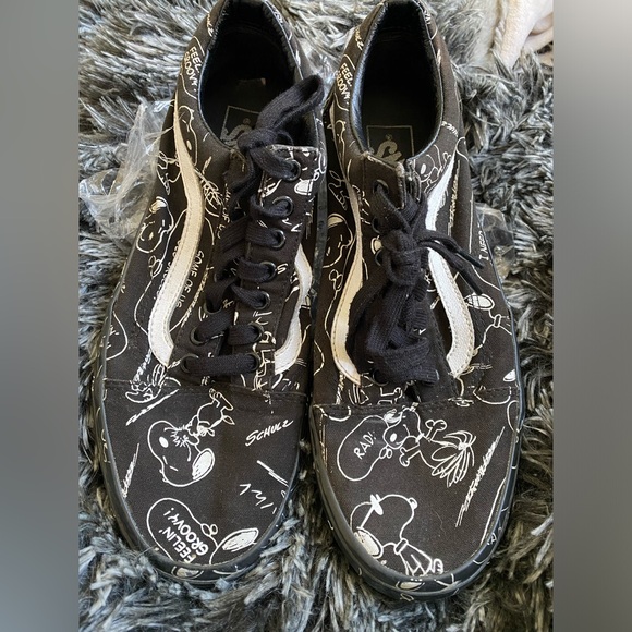 Vans | Shoes | Exclusive Vans Peanuts Edition Size M9 | Poshmark